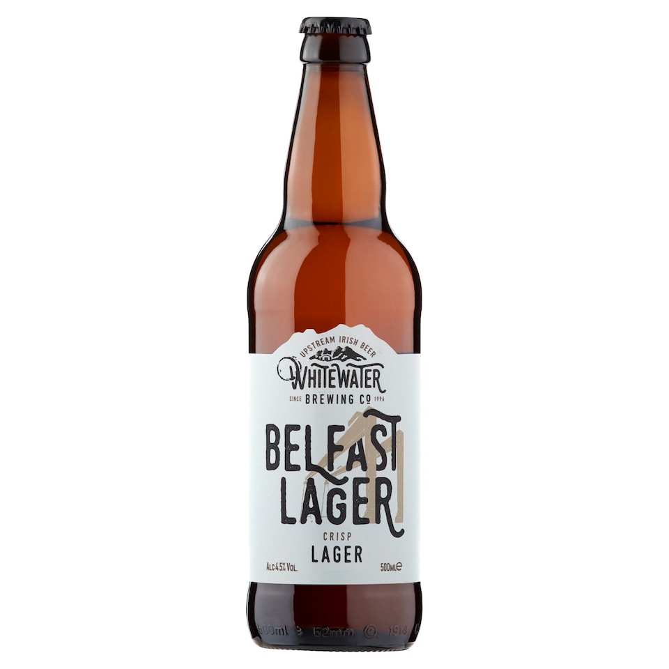 Whitewater Brewery Belfast Lager 500ml - Richmonds