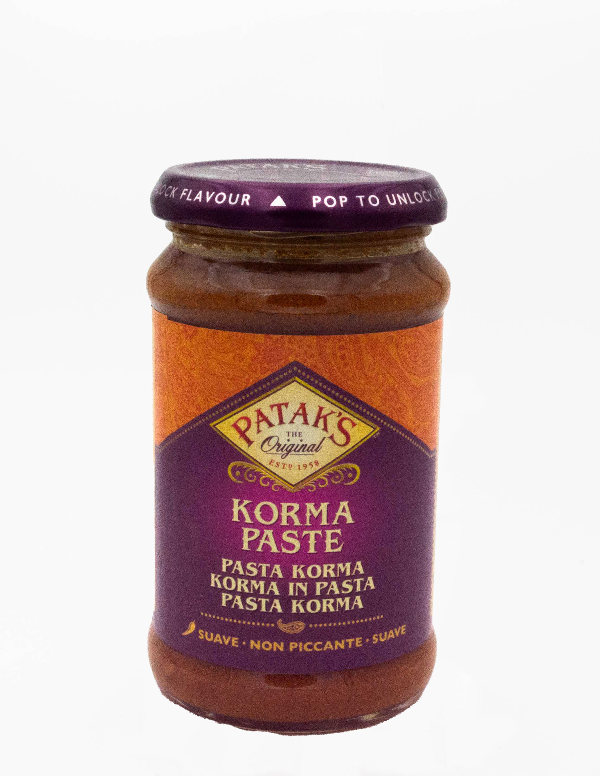 Patak's Pasta Korma per Curry non piccante 290g - Richmonds