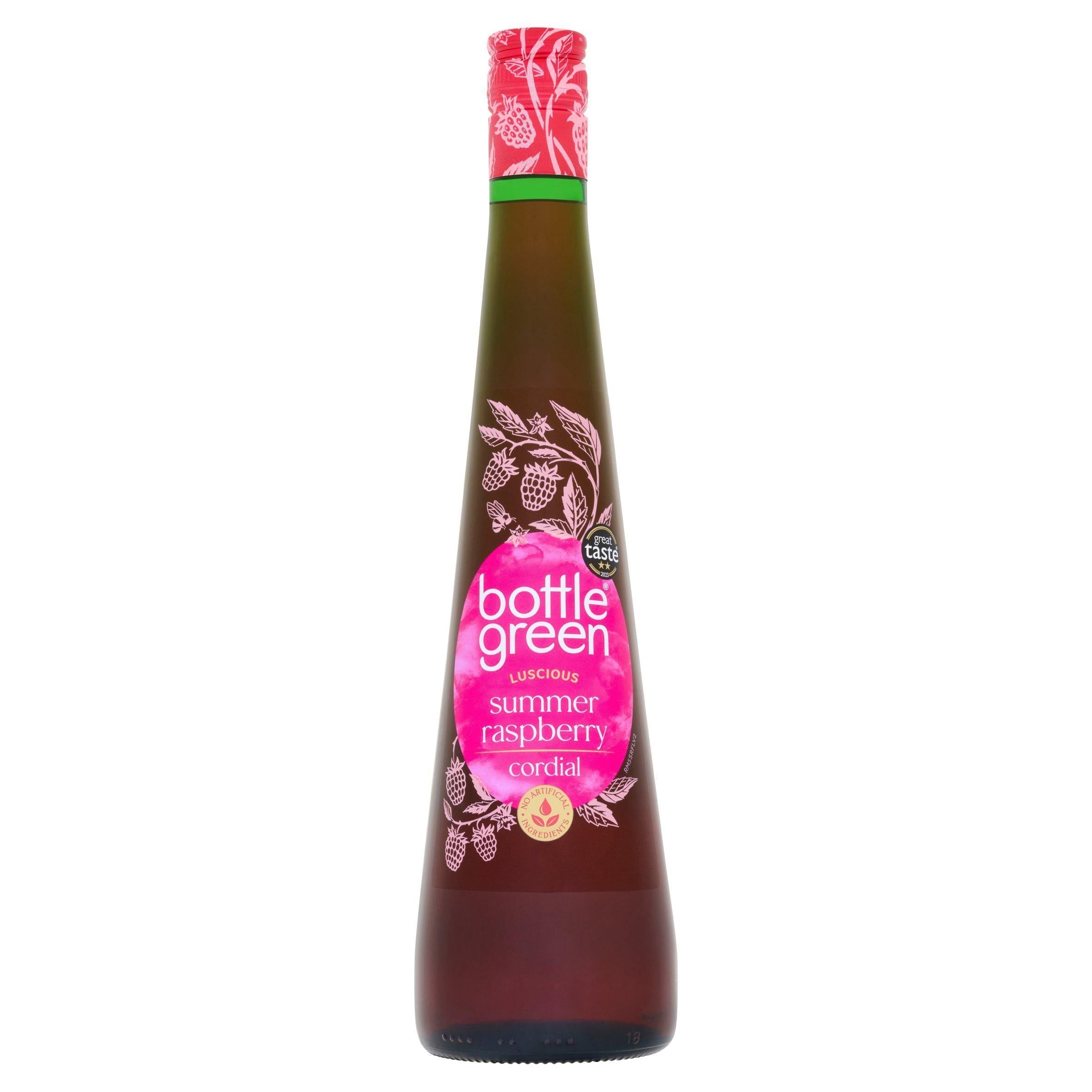 Bottlegreen Raspberry Cordial 500ml - Richmonds